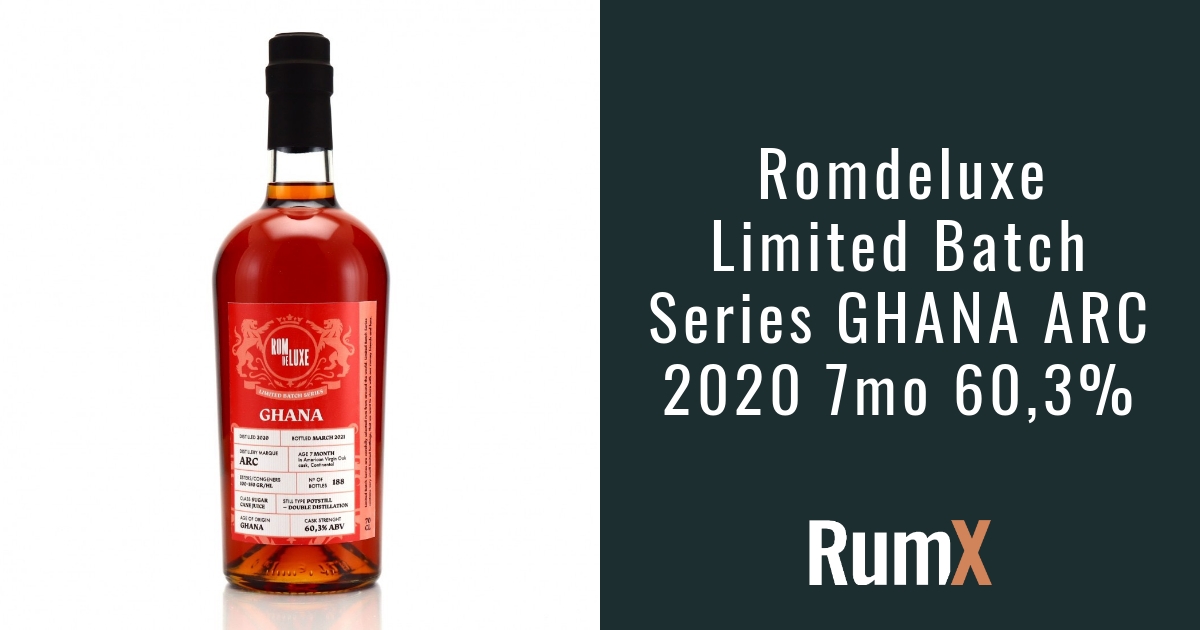 Romdeluxe Limited Batch Series GHANA ARC 2020 | RX9426 | RumX