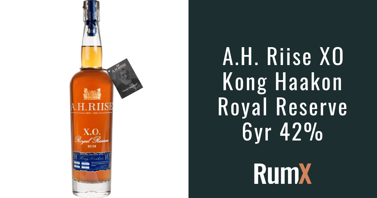 A.H. Riise XO Kong Haakon Royal Reserve | RX94 | RumX