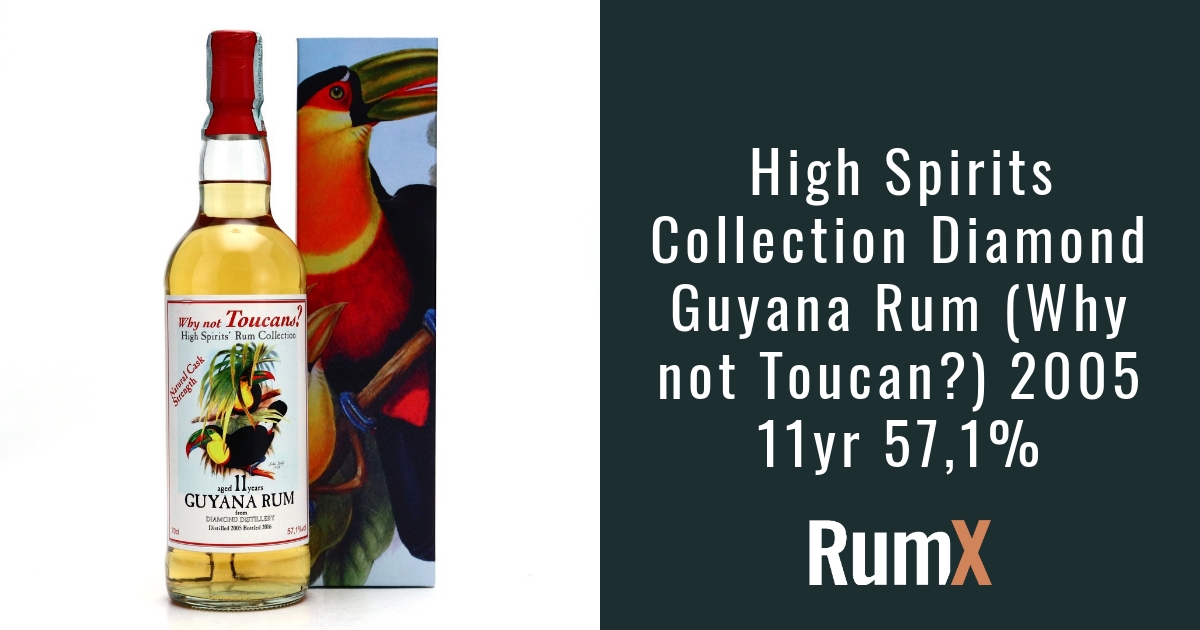 High Spirits Collection Diamond Guyana Rum (Why not Toucan?) | RX9482 ...