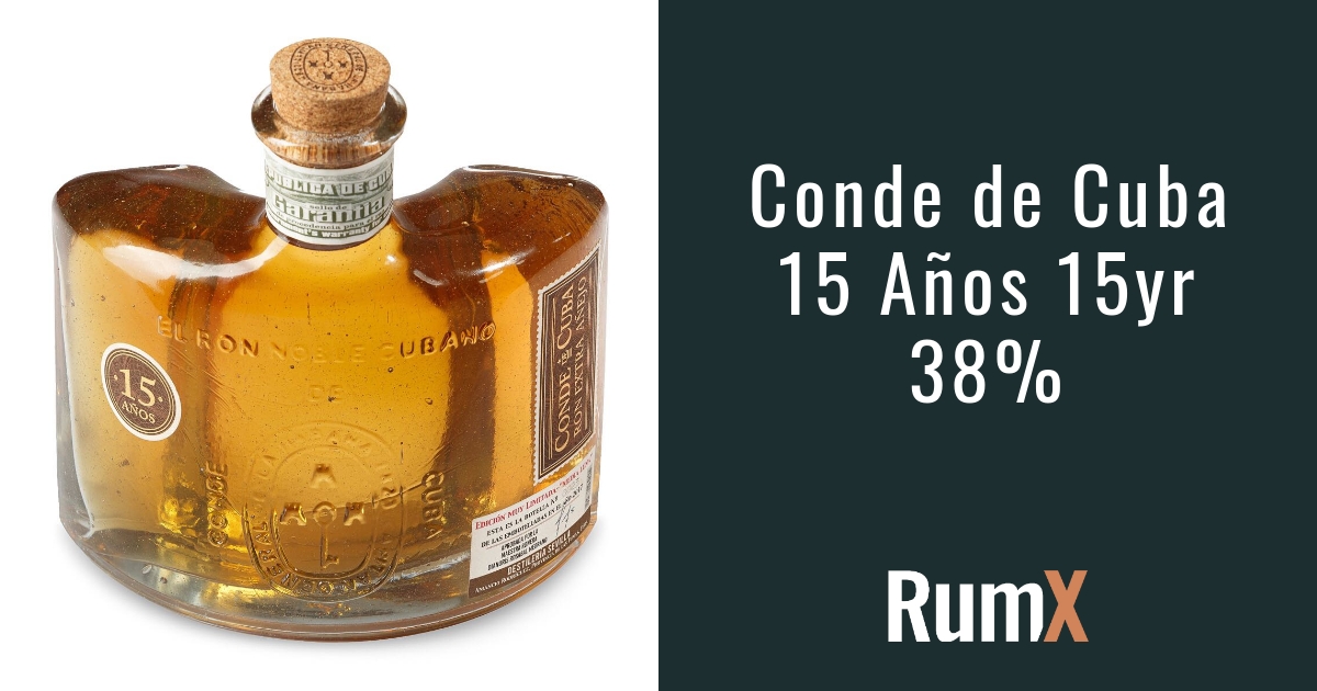 Conde de Cuba 15 Años | RX6003 | RumX