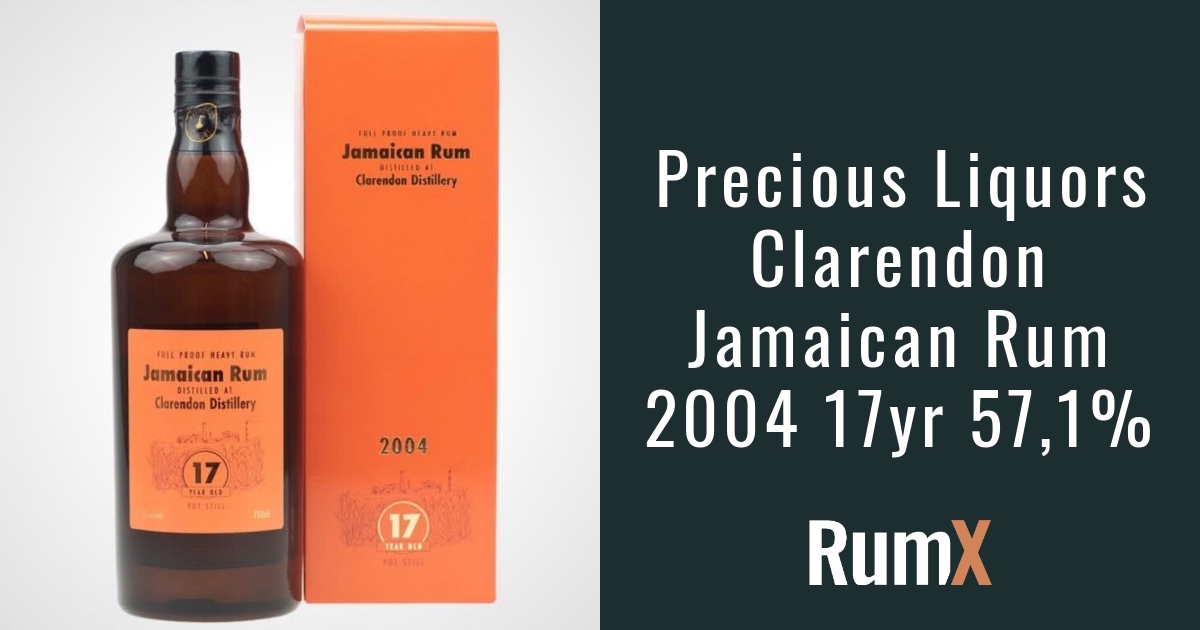 Precious Liquors Clarendon Jamaican Rum 2004 | RX13908 | RumX