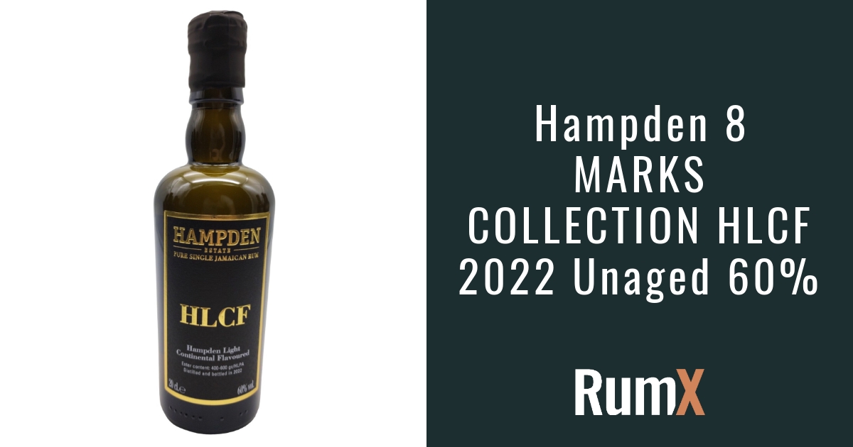 Hampden 8 MARKS COLLECTION HLCF 2022 Unaged 60% | RumX