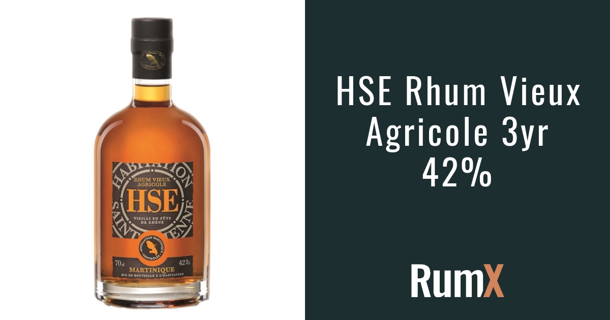 HSE Rhum Vieux Agricole 3yr 42% | RumX
