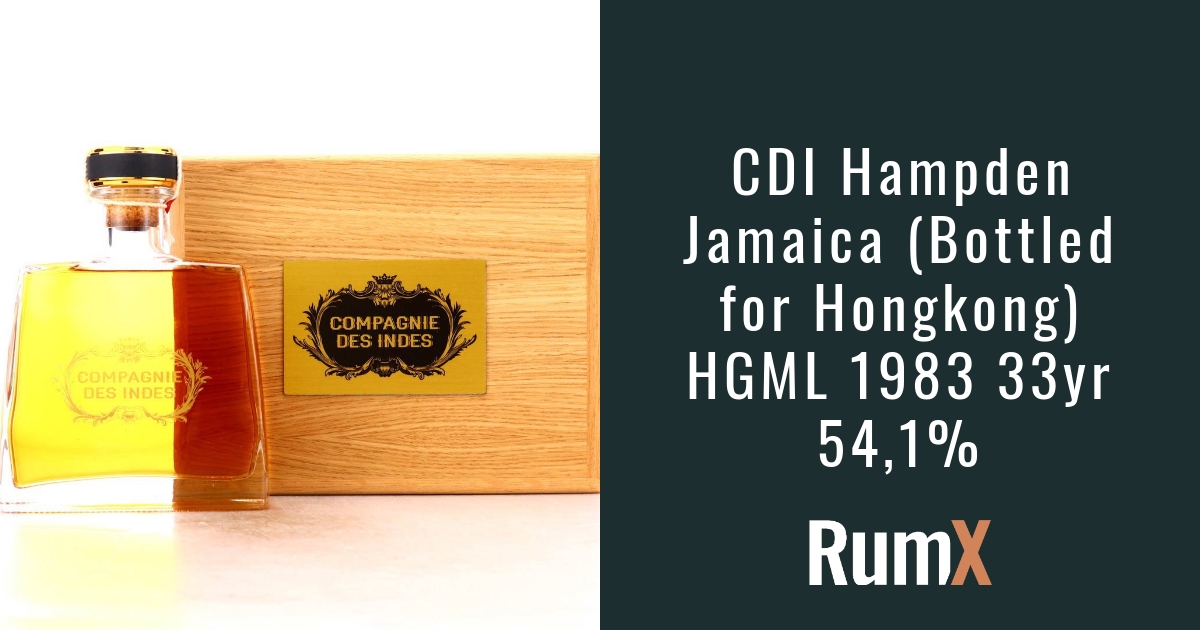 CDI Hampden Jamaica (Bottled for Hongkong) HGML 1983 | RX5147 | RumX