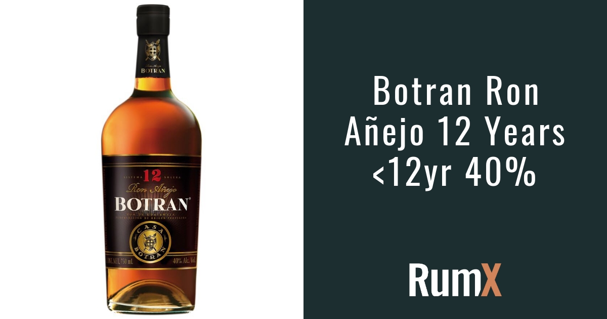 Botran Ron Añejo 12 Years | RX1286 | RumX