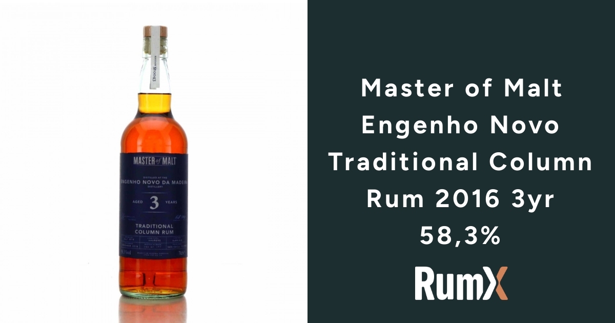 Master of Malt Engenho Novo Traditional Column Rum 2016 | RX14349 | RumX