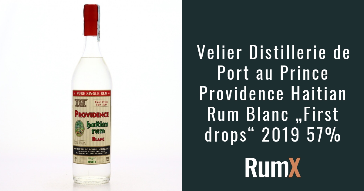 Velier Providence Haitian Rum Blanc „First drops“ | RX7333 | RumX