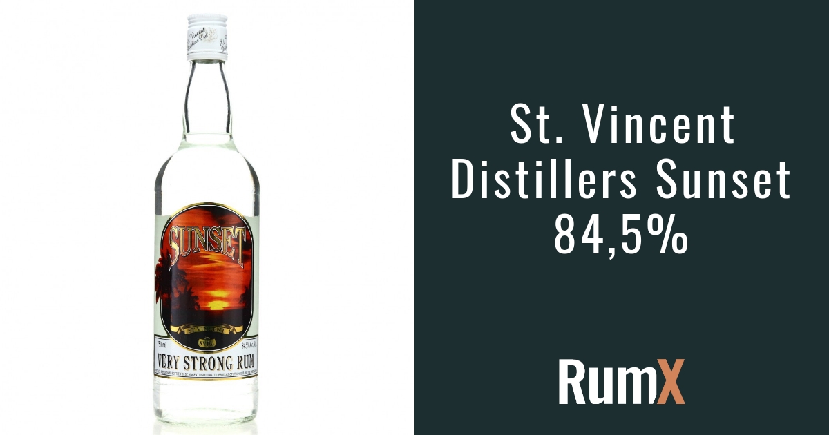 St. Vincent Distillers Sunset 84,5% | RumX