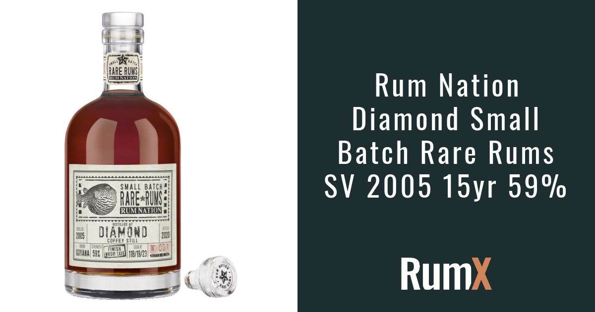 Rum Nation Diamond Small Batch Rare Rums SV 2005 15yr 59% | RumX