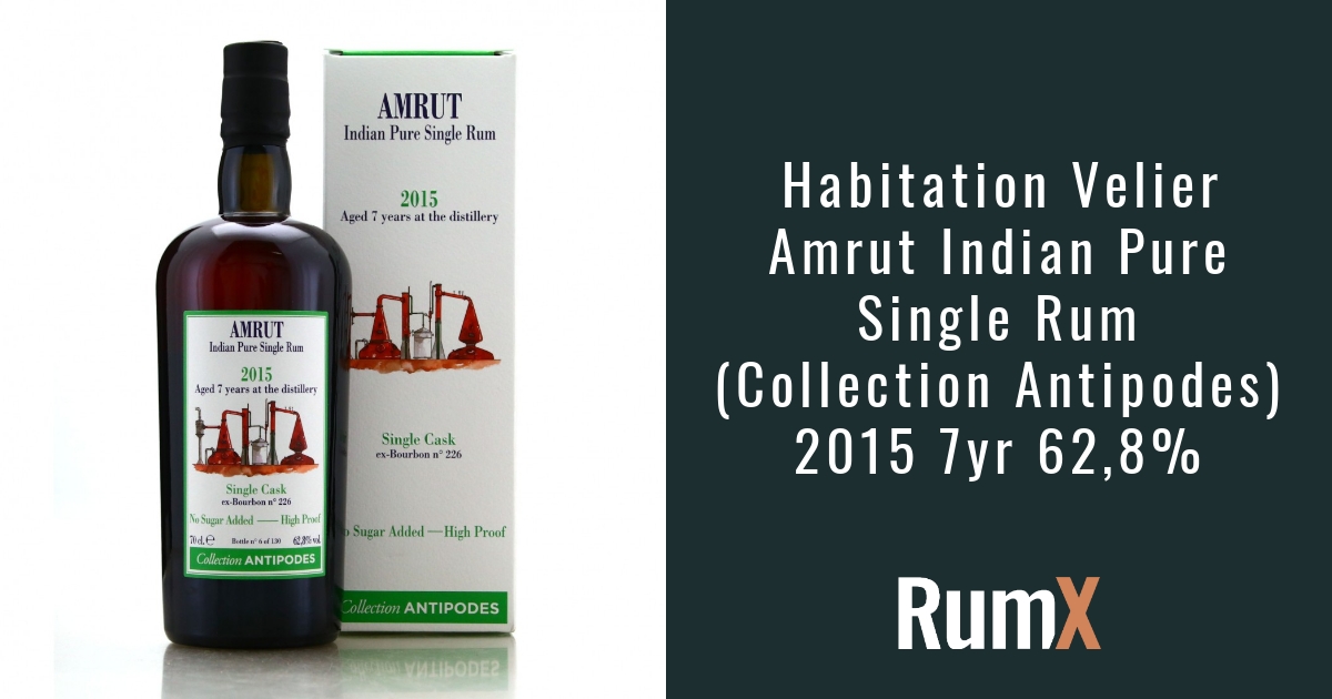 Habitation Velier Amrut Indian Pure Single Rum (Collection Antipodes ...