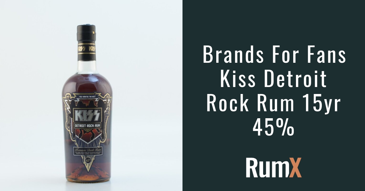 Brands For Fans Kiss Detroit Rock Rum | RX8547 | RumX
