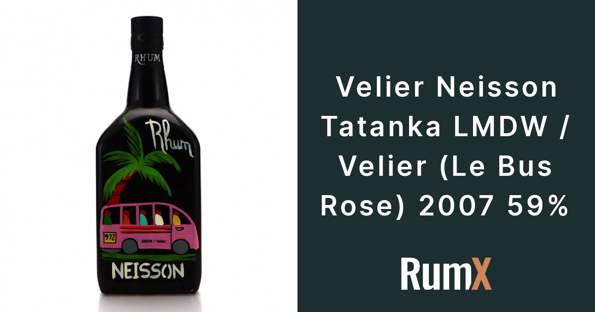 Velier Neisson Tatanka LMDW / Velier (Le Bus Rose) 2007 59% | RumX