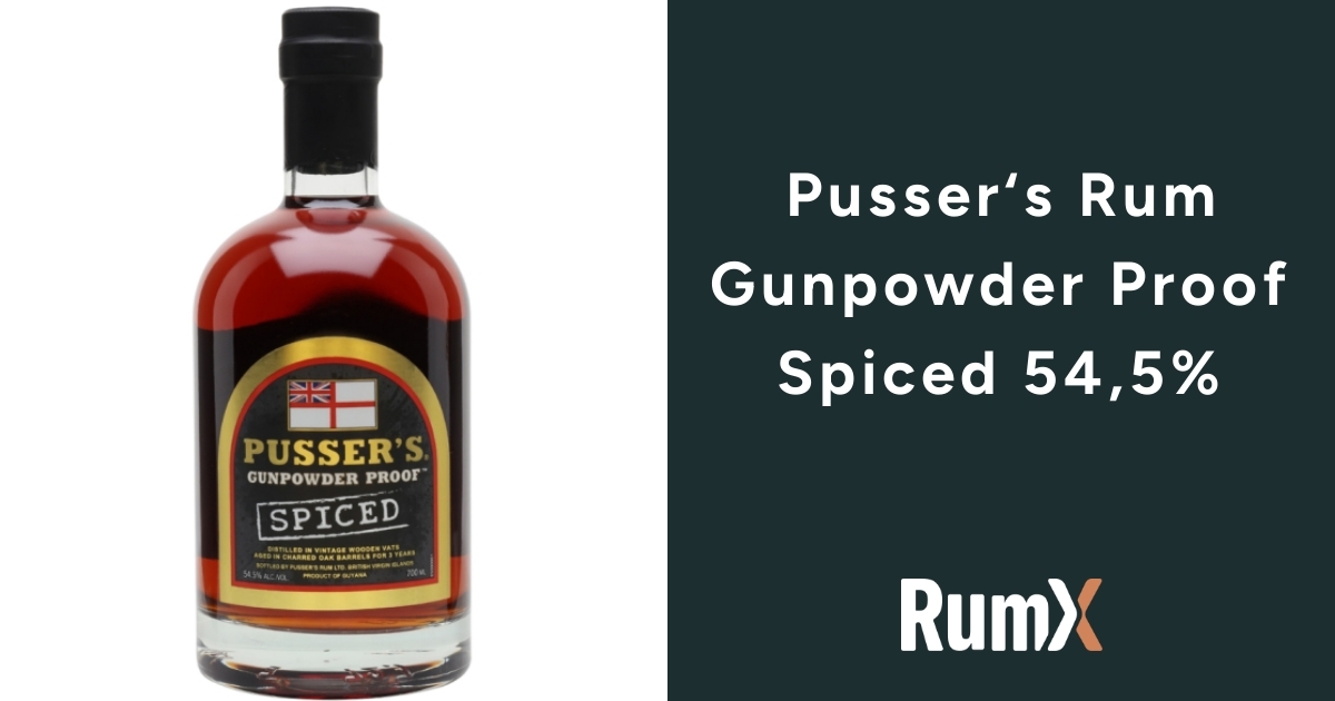 Pusser‘s Rum Gunpowder Proof Spiced | RX11999 | RumX