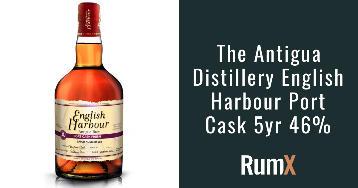 The Antigua Distillery English Harbour Port Cask Finish (Batch 002 ...