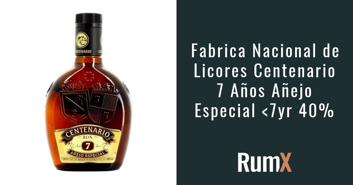 Centenario 7 Años Añejo Especial