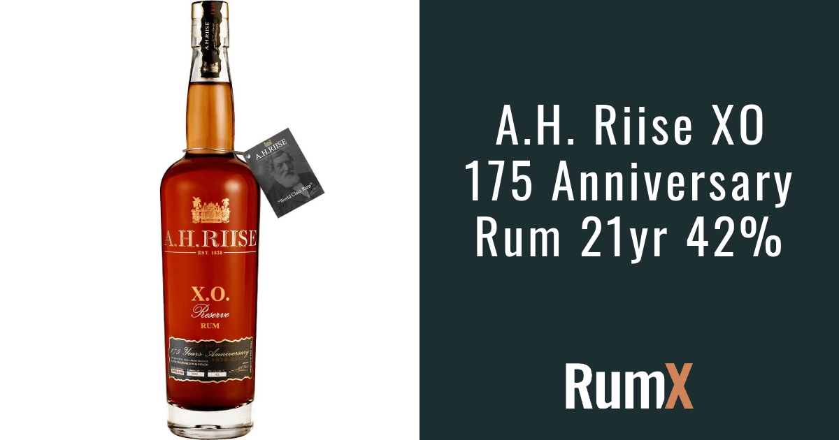 A.H. Riise XO 175 Anniversary Rum 21yr 42% | RumX
