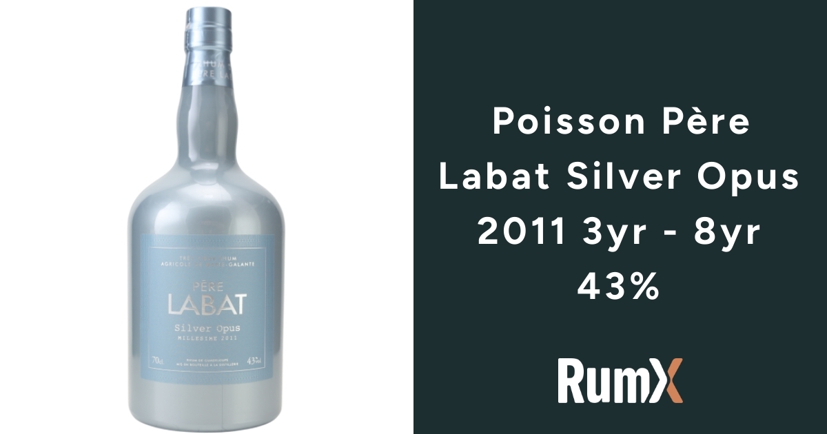 Poisson Père Labat Silver Opus 2011 3yr - 8yr 43% | RumX