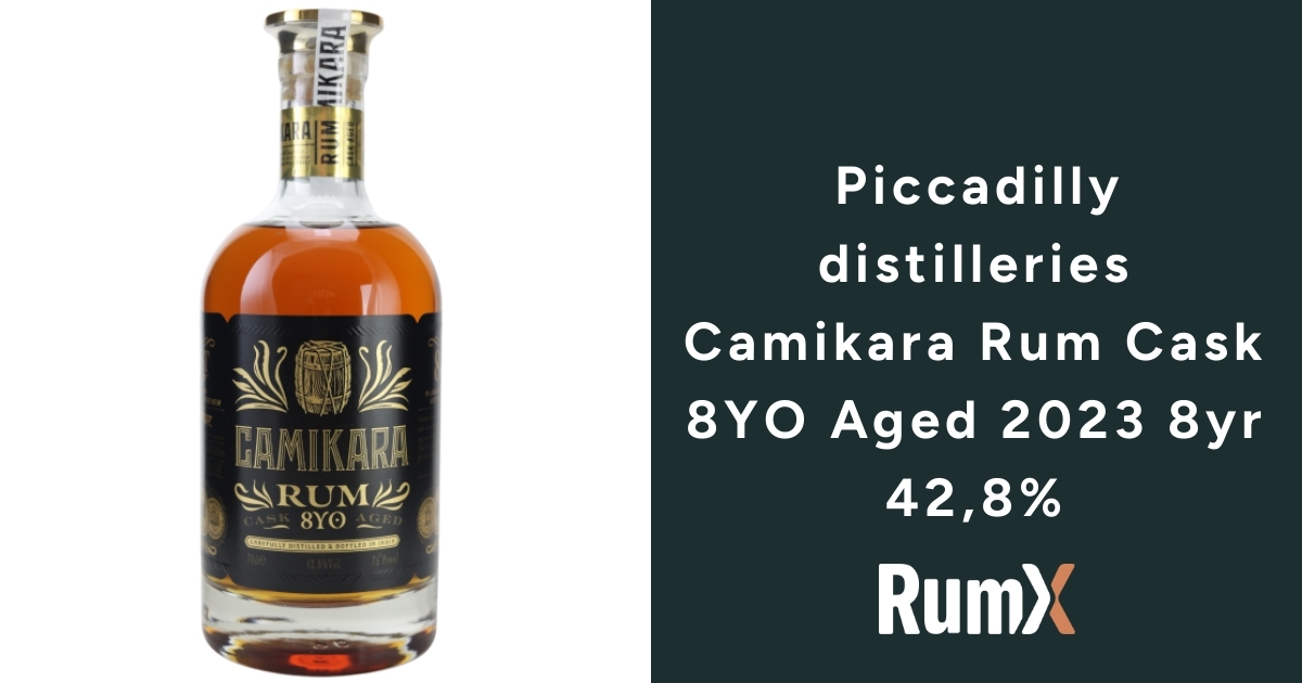 Piccadilly distilleries Camikara Rum Cask 8YO Aged 2023 | RX18299 | RumX