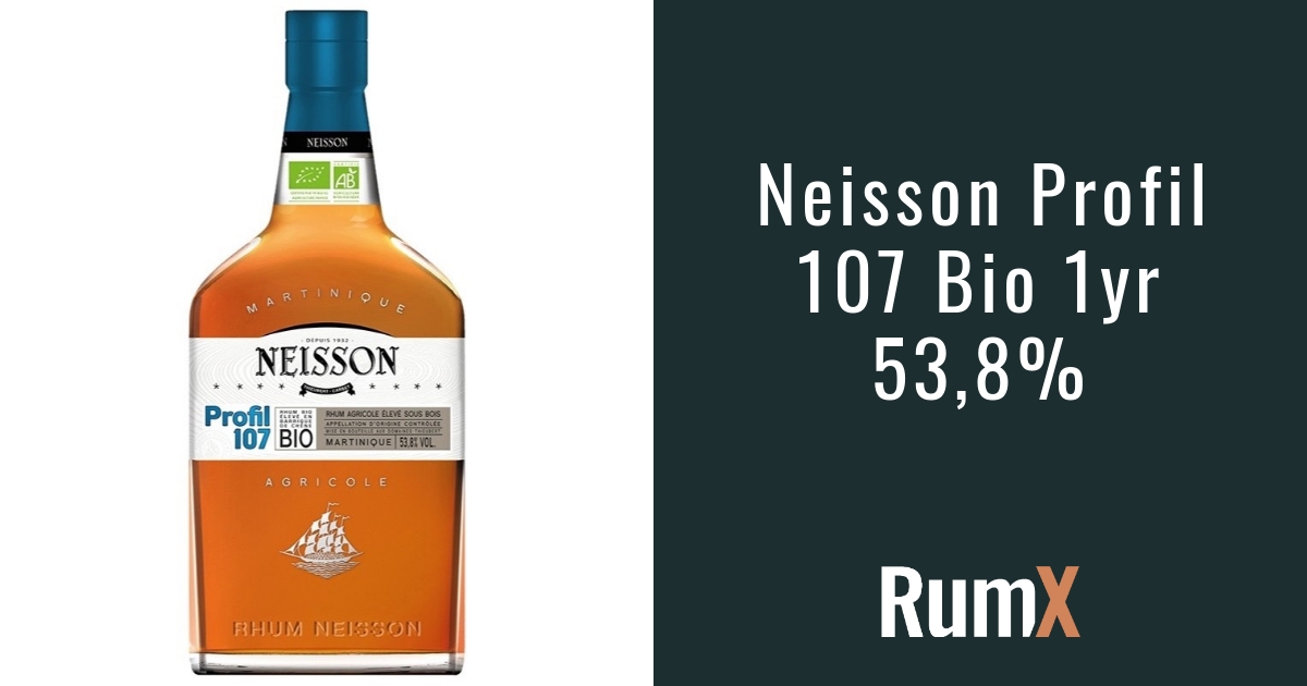 Neisson Profil 107 Bio 1yr 53,8% | RumX