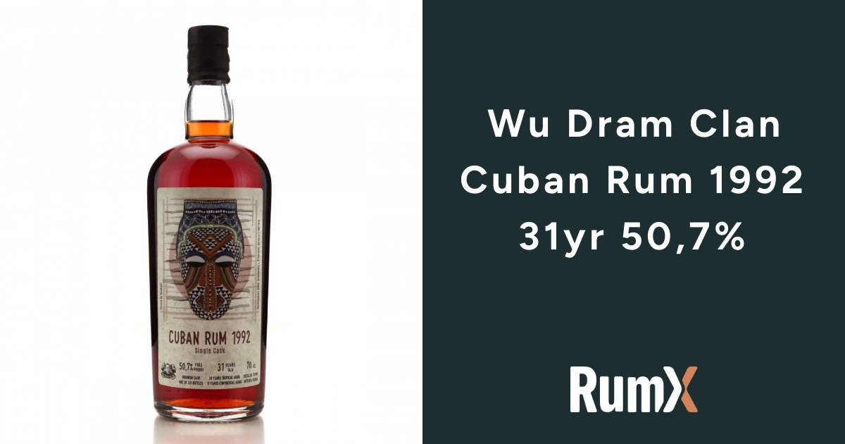 Wu Dram Clan Cuban Rum 1992 | RX18823 | RumX