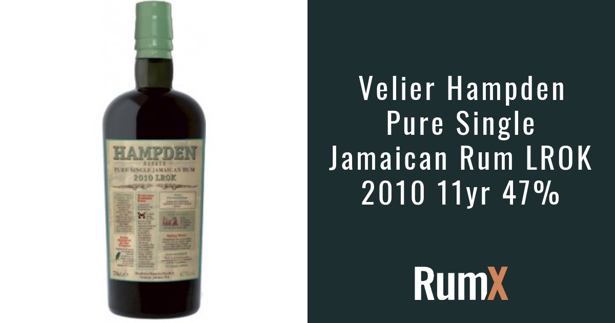 Velier Hampden Pure Single Jamaican Rum LROK 2010 | RX9152 | RumX