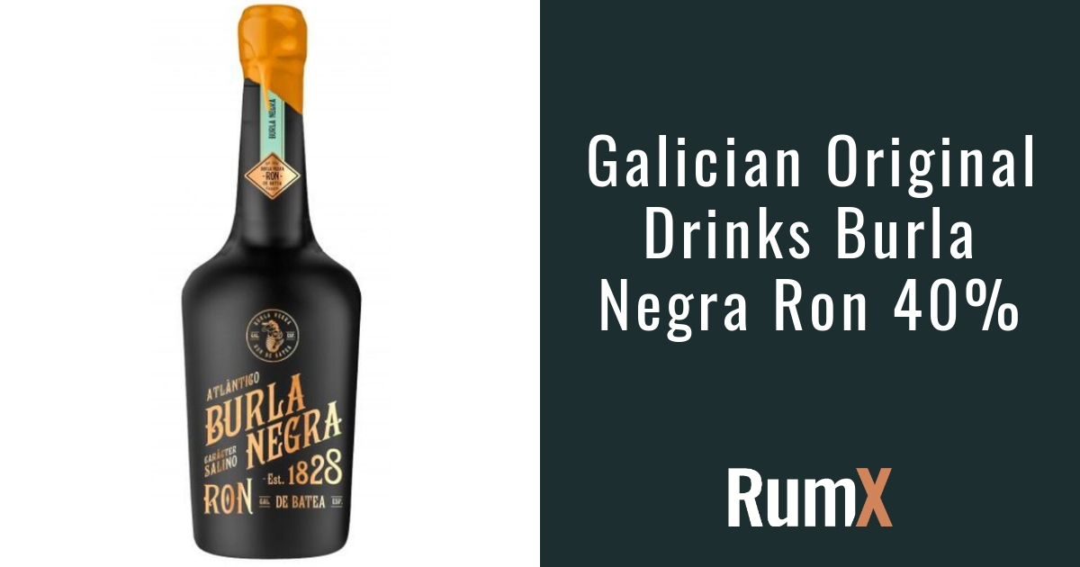 Galician Original Drinks Burla Negra Ron | RX9352 | RumX