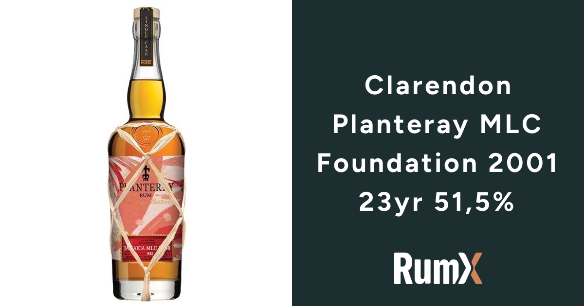 Clarendon Planteray MLC Foundation 2001 | RX21762 | RumX