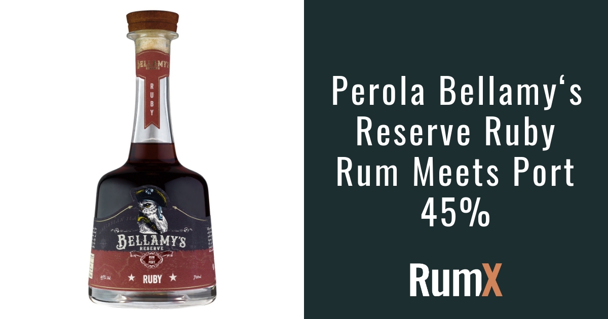 Perola Bellamy‘s Reserve Ruby Rum Meets Port | RX13175 | RumX
