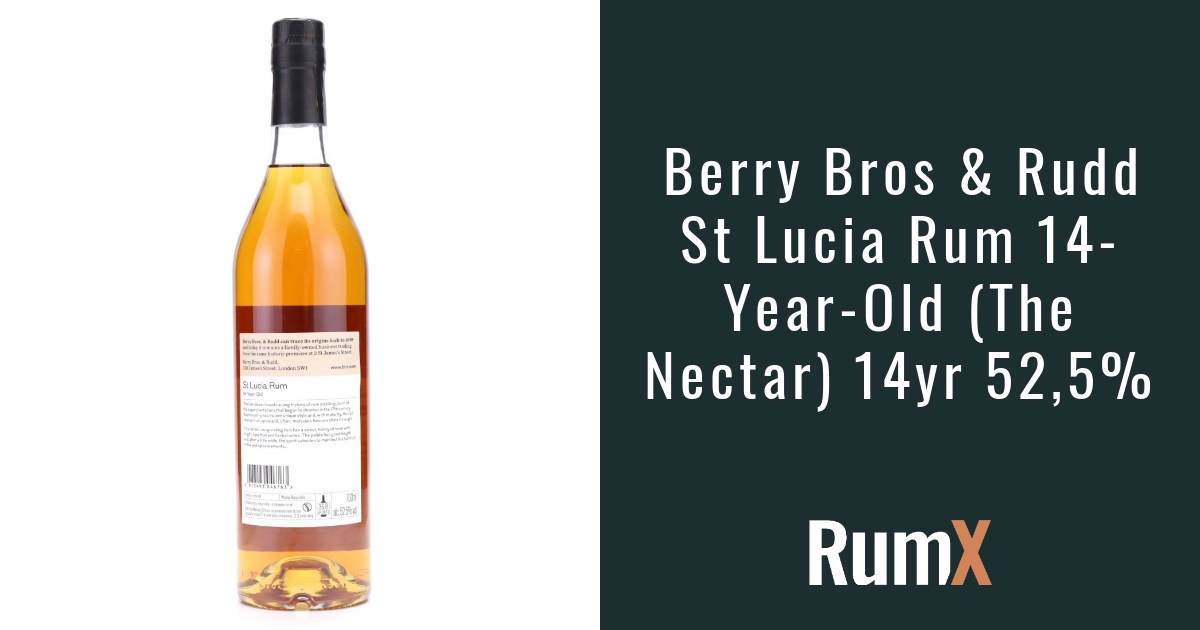 Berry Bros & Rudd St Lucia Rum 14-Year-Old (The Nectar) 14yr 52,5% | RumX