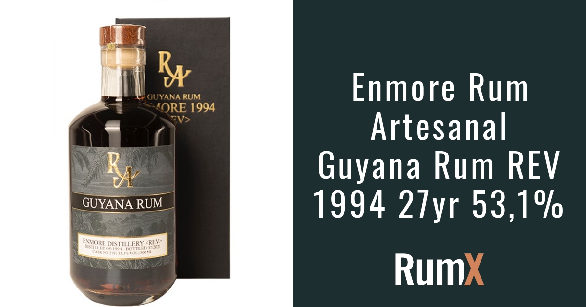 Enmore RA Guyana Rum REV 1994 | RX7789 | RumX