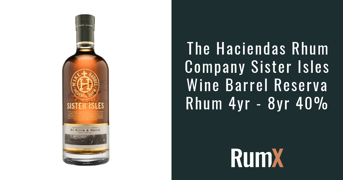 Buy The Haciendas Rhum Company Sister Isles Wine Barr | RumX