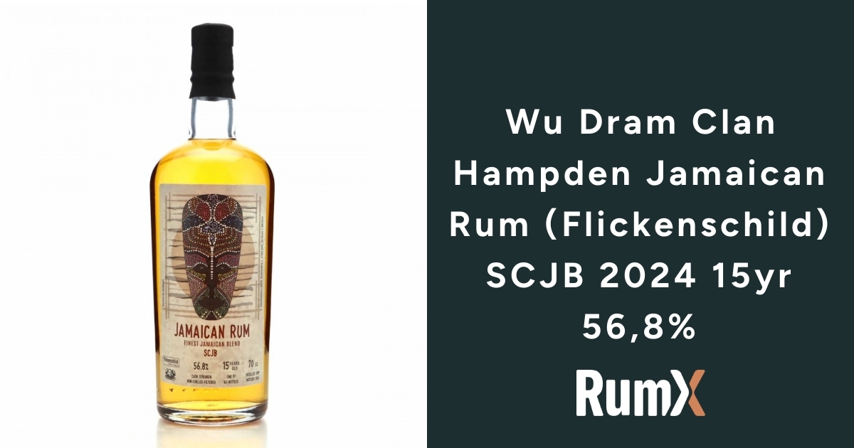 Wu Dram Clan Hampden Jamaican Rum (Flickenschild) SCJB 2024 | RX20412 ...