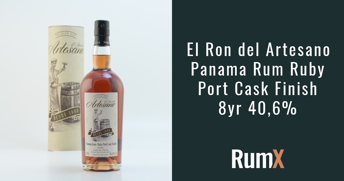 El Ron del Artesano Panama Rum Ruby Port Cask Finish | RX8861 | RumX