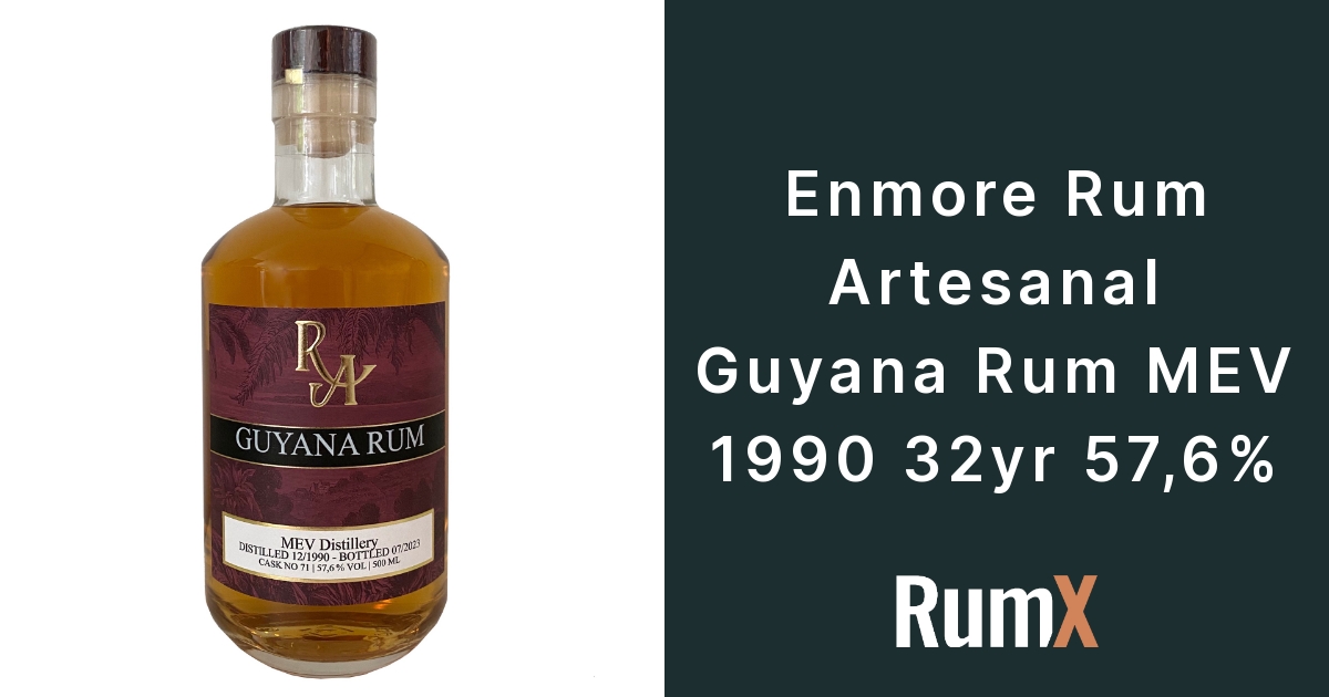 Enmore RA Guyana Rum MEV | RX15400 | RumX