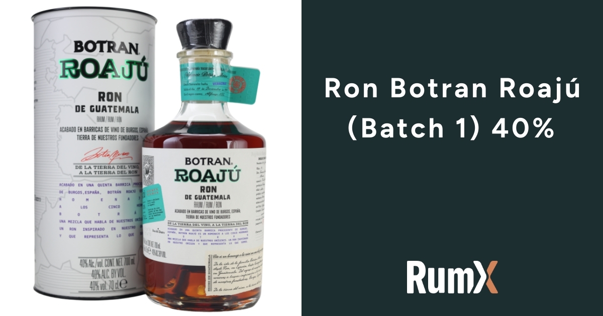 Ron Botran Roajú (Batch 1) 40% | RumX