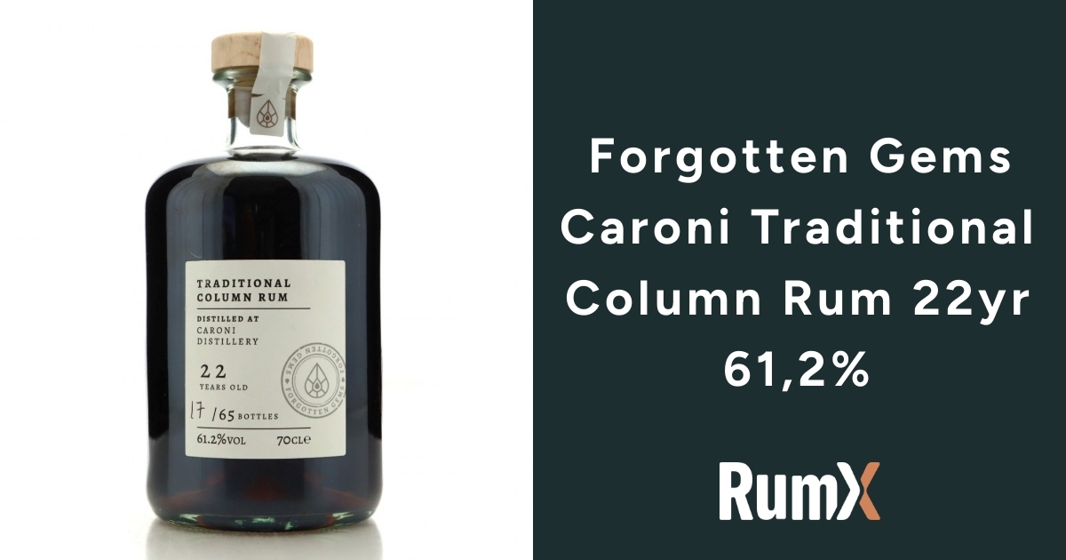 Forgotten Gems Caroni Traditional Column Rum 22yr 61,2% | RumX