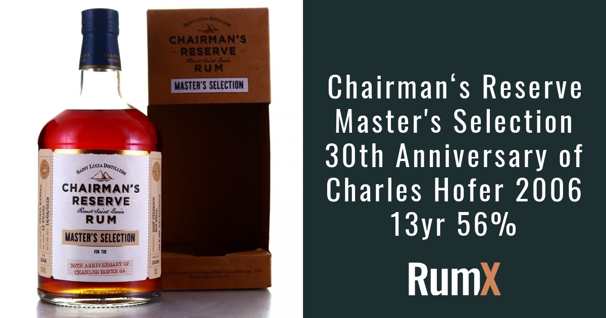 Chairman‘s Reserve Master's Selection 30th Anniversary of Charles Hofer ...