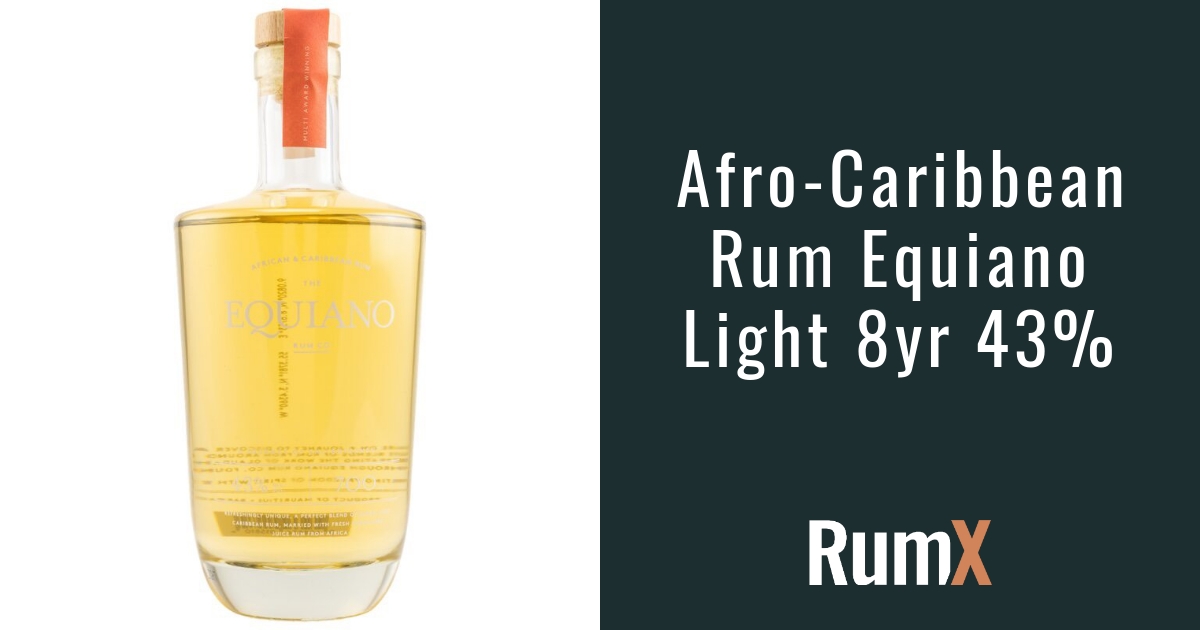Afro-Caribbean Rum Equiano Light | RX9765 | RumX