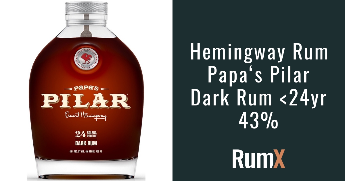 Hemingway Rum Papa‘s Pilar Dark Rum