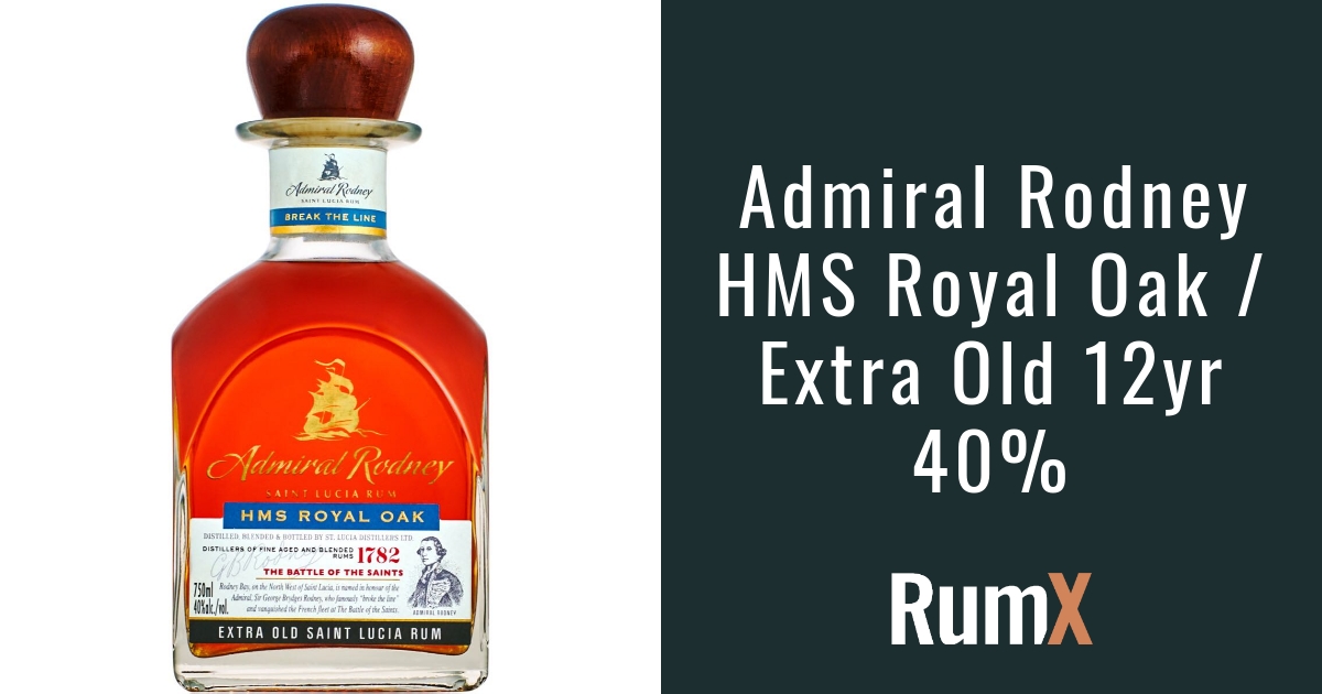 Admiral Rodney HMS Royal Oak / Extra Old | RX140 | RumX