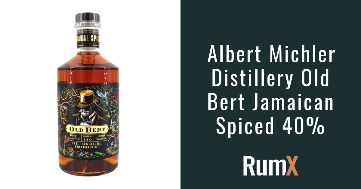 Albert Michler Distillery Old Bert Jamaican Spiced (Recipe No. 120) 40% ...