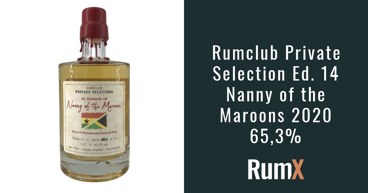 Rumclub Private Selection Ed. 14 Nanny of the Maroons 2020 65,3% | RumX