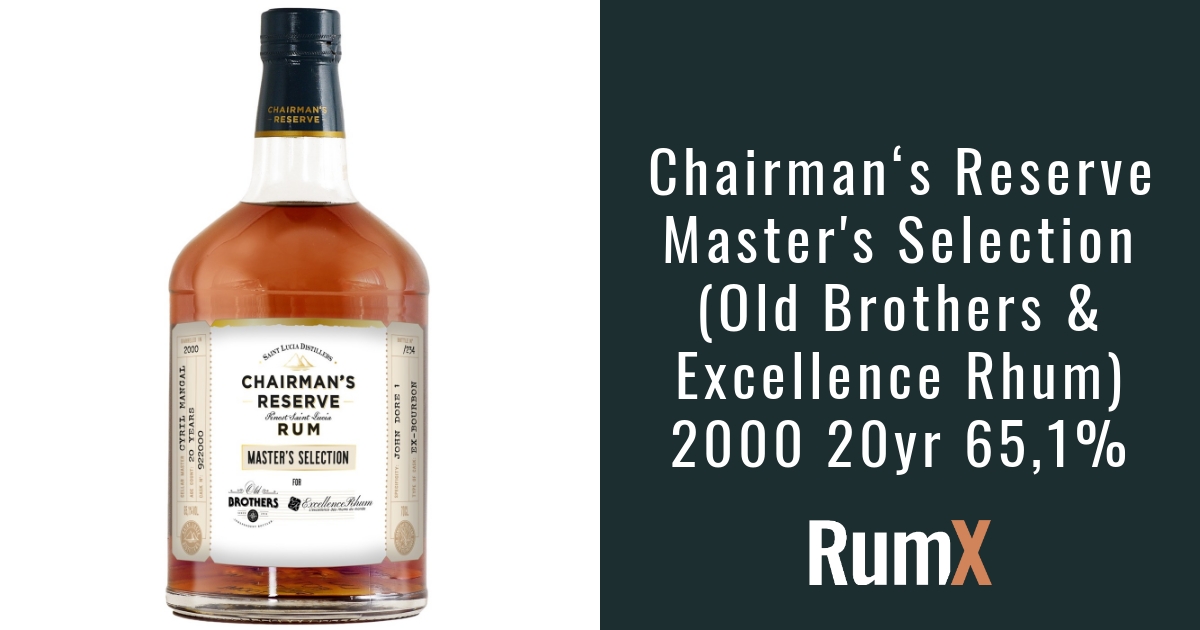 Chairman‘s Reserve Master's Selection (Old Brothers & Excellence Rhum ...