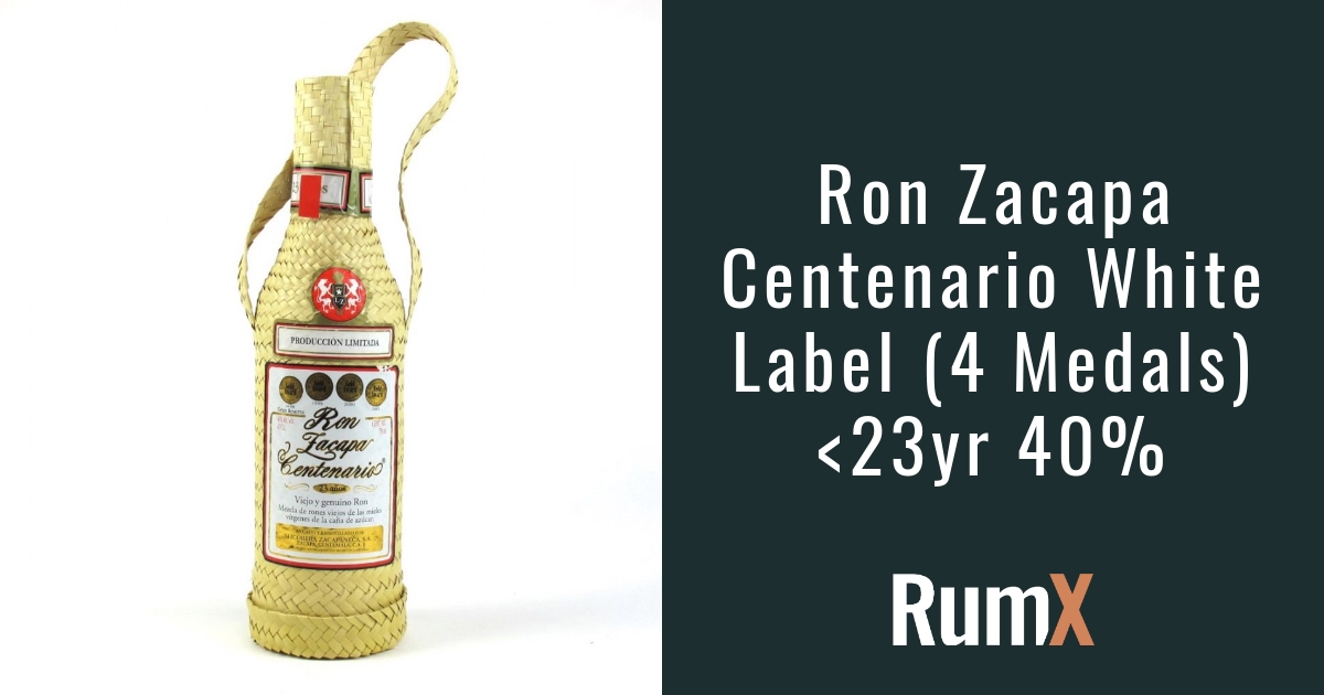 Ron Zacapa Centenario White Label (4 Medals)