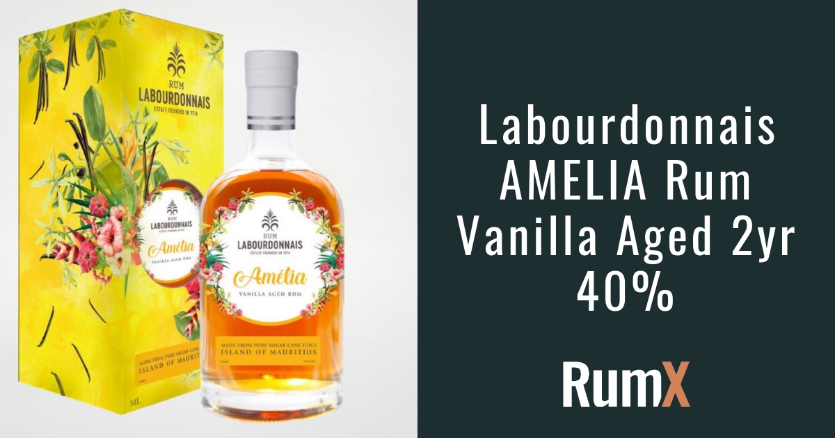 Labourdonnais AMELIA Rum Vanilla Aged 2yr 40% | RumX