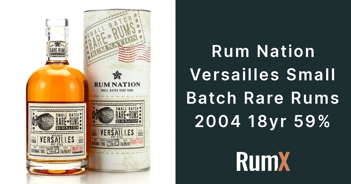 Rum Nation Versailles Small Batch Rare Rums | RX13524 | RumX