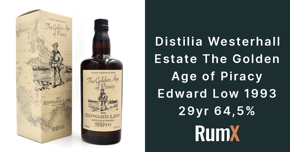 Distilia Westerhall Estate The Golden Age of Piracy Edward Low 1993 ...