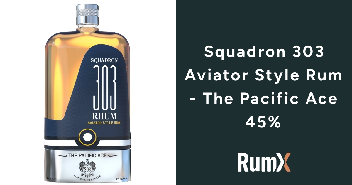 Squadron 303 Aviator Style Rum - The Pacific Ace 45% | RX16589 | RumX