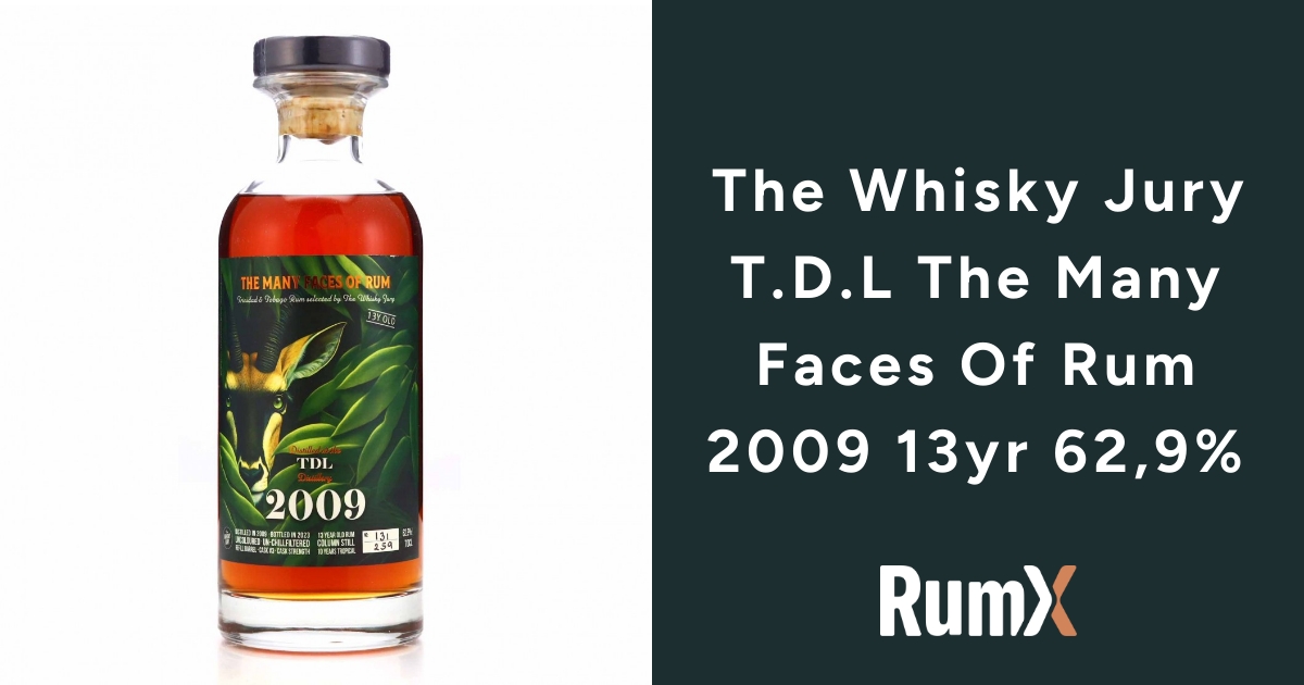 The Whisky Jury T.D.L The Many Faces Of Rum 2009 | RX17977 | RumX