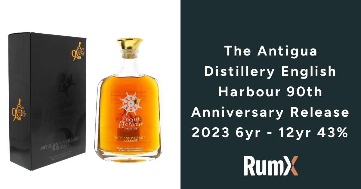 The Antigua Distillery English Harbour 90th Anniversary Release 2023 ...